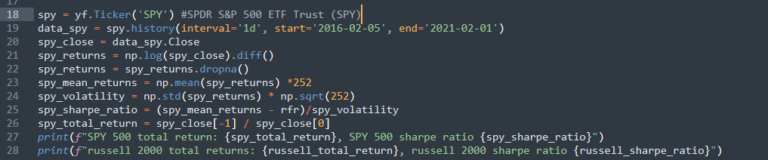 How To Calculate The Sharpe Ratio In Python For Your Trading Strategy ...