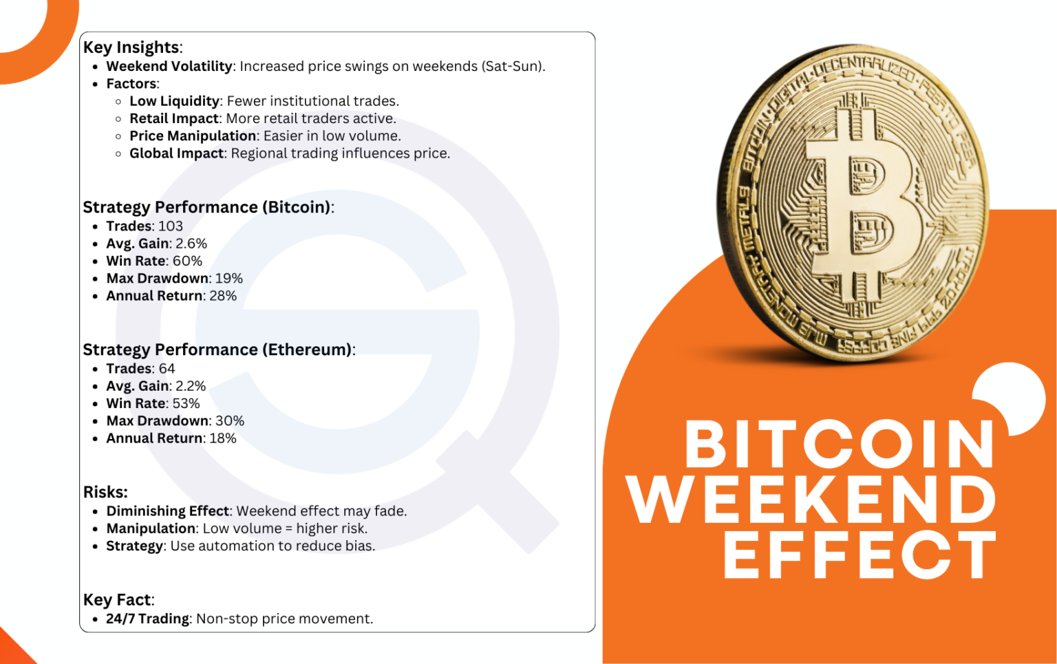 Weekend Effect In Bitcoin (Crypto) - Rules, Settings, Strategy, Returns - QuantifiedStrategies.com